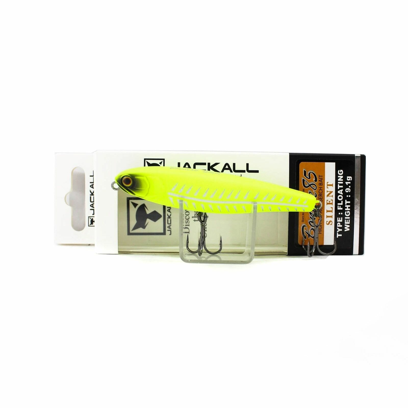 Воблер JACKALL BONNIE 85F 9.1g SILENT цвет UV BONE LEMON
