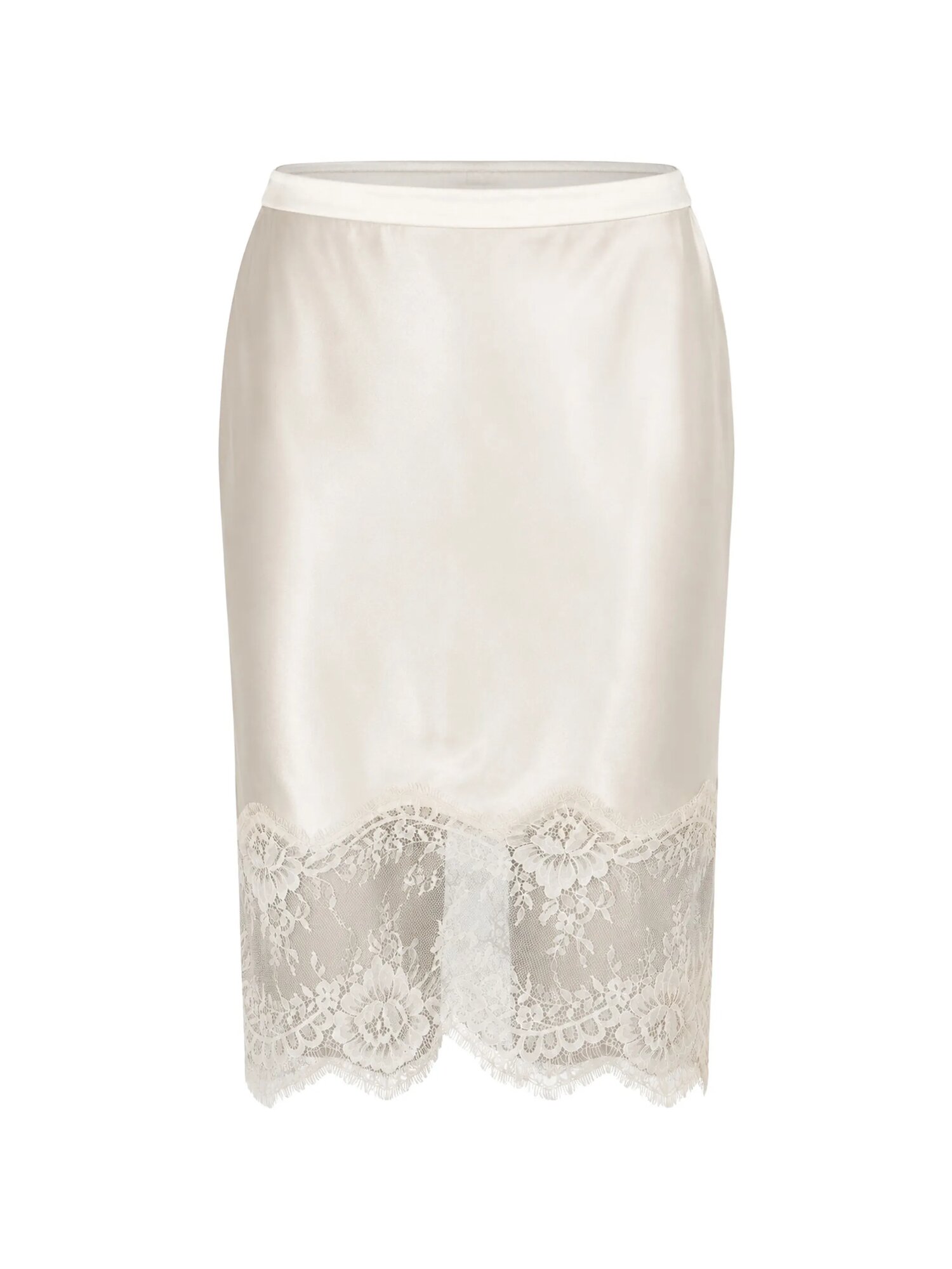 Юбка Herbert lace-trim midi skirt