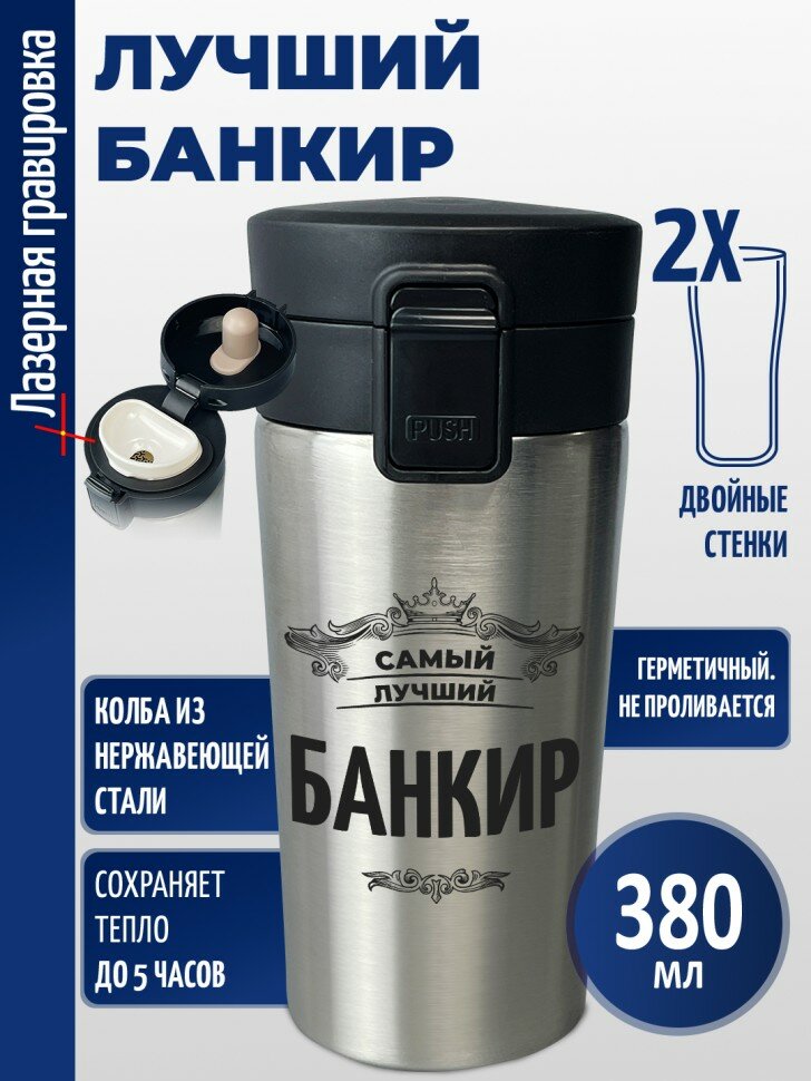 Термокружка "банкир"