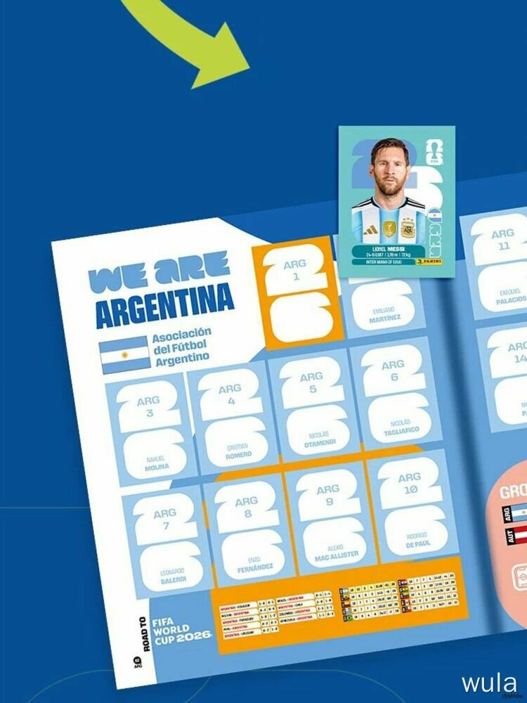 Альбом Panini FIFA World Cup 2026 - официальный, 112 страниц, для коллекционеров и фанатов футбола — фото 1