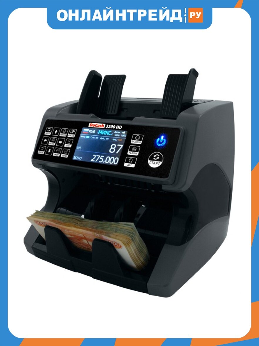 Счетчик банкнот Docash 3200 HD