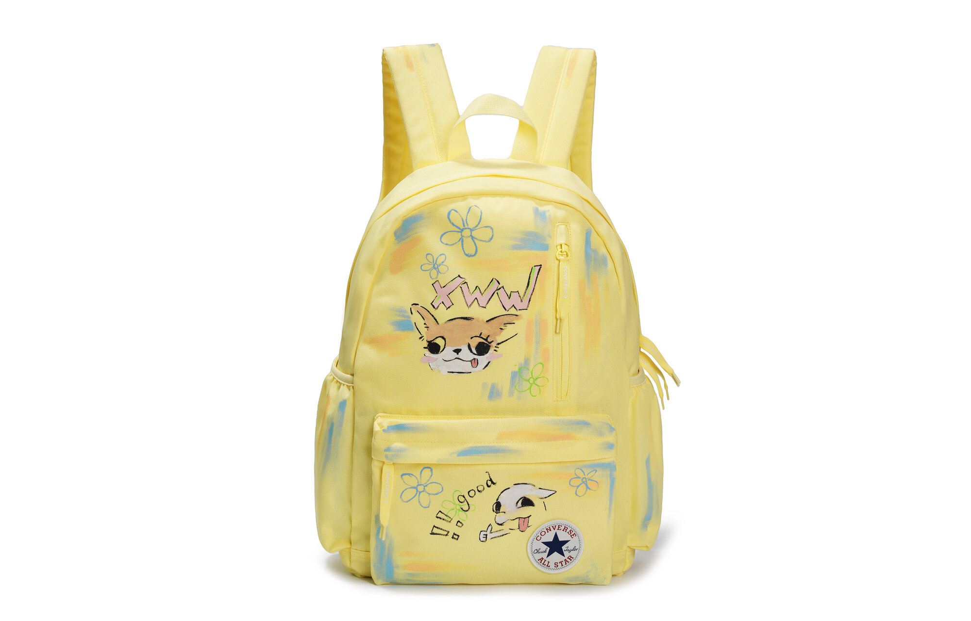Рюкзак унисекс Converse Polyester Backpack Medium, Goose Egg Yellow, 1420217271