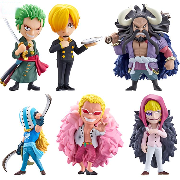 Капсульные игрушки унисекс BANDAI Фрукт Демона, Коллекция "Морское Сражение за 2 секунды", 6 шт.
