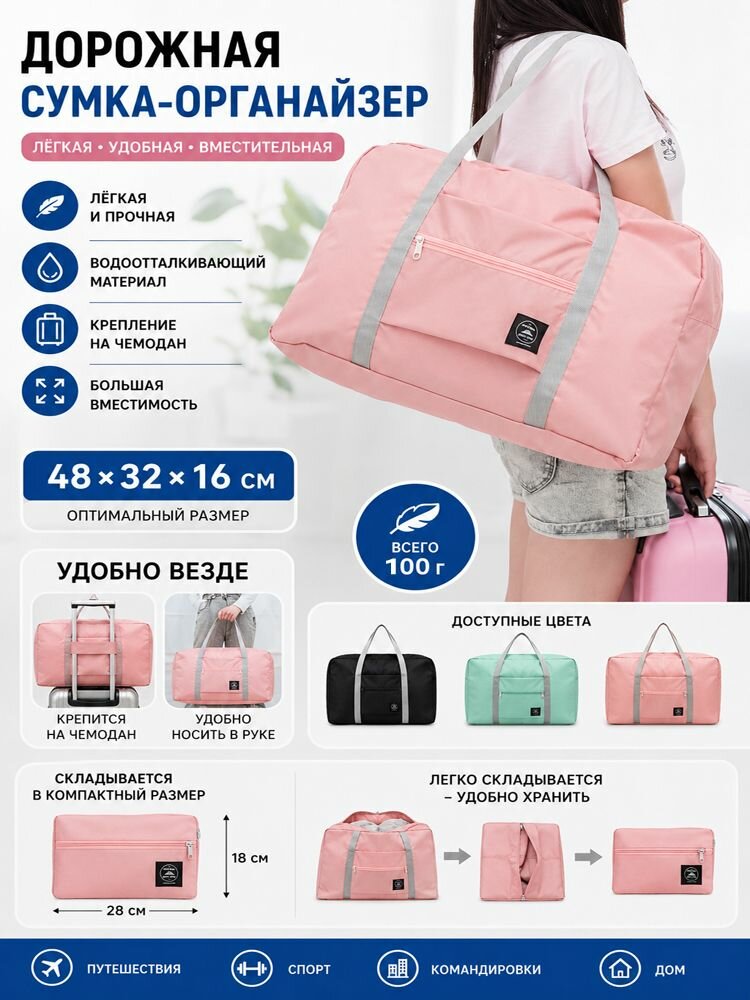 Сумка складная, для ручной клади