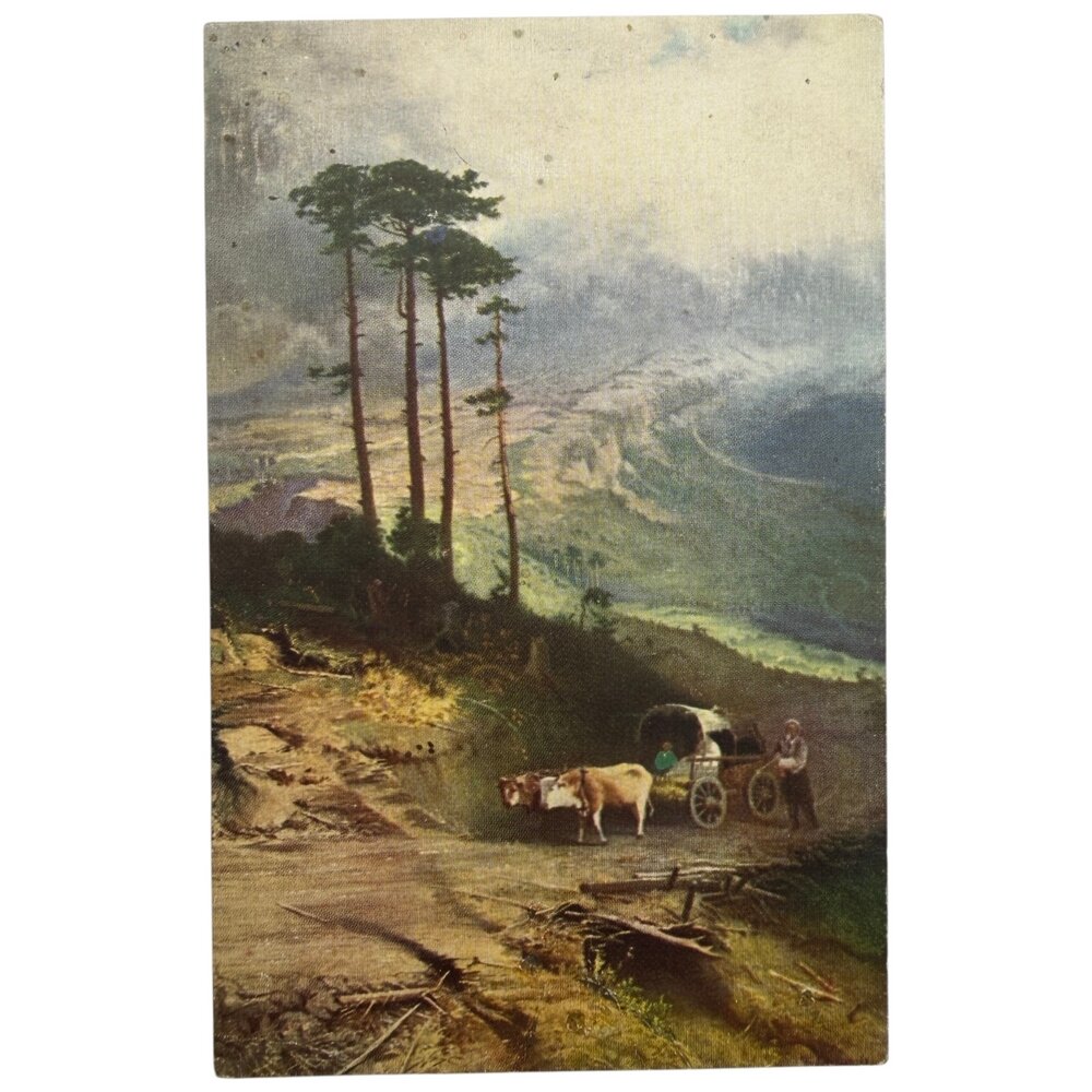 Почтовая открытка "Васильев - Крымский вид в горах" 1905-1915 гг. Франция