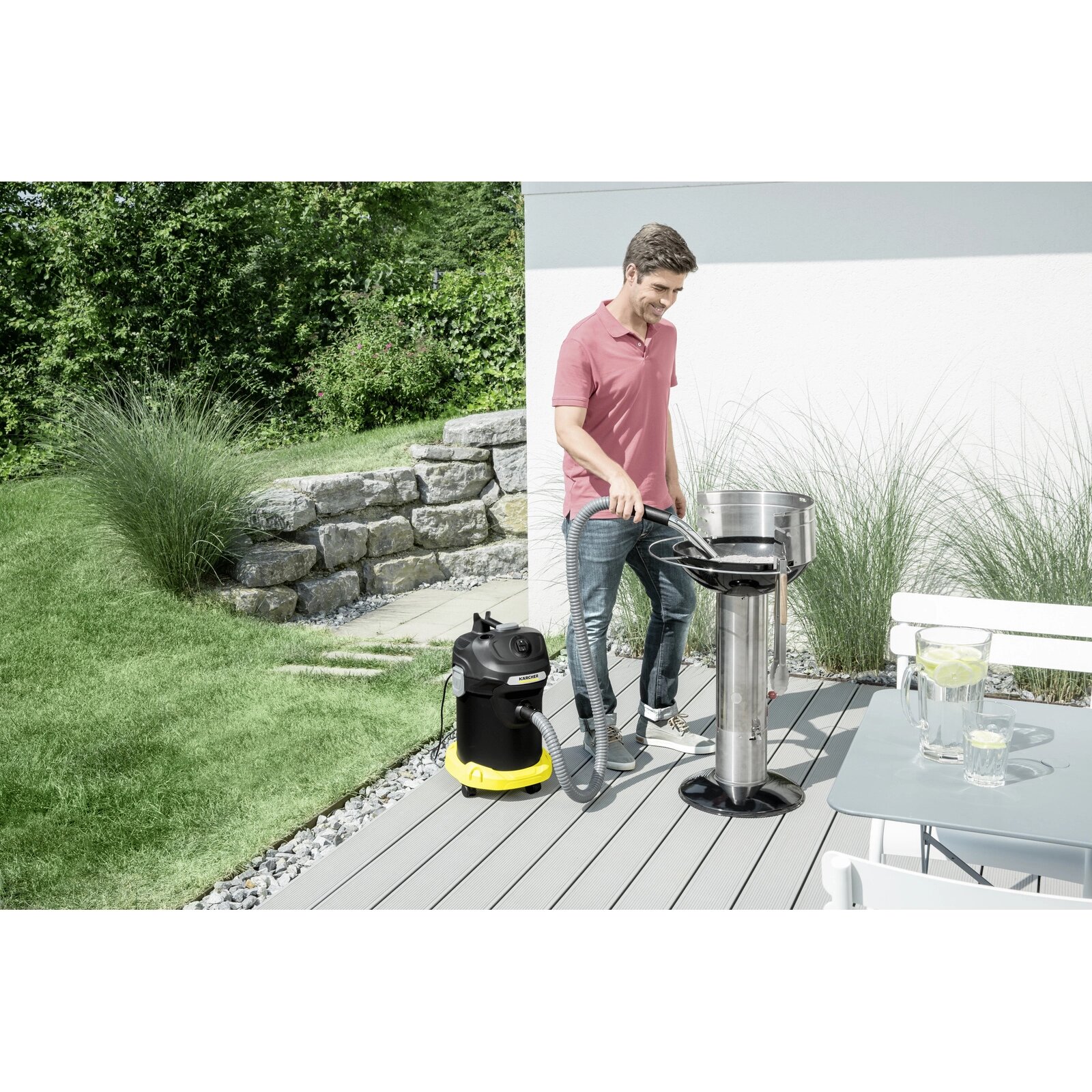 Пылесос строительный Karcher AD4 Premium, 600Вт, без регулировки, 80дБ