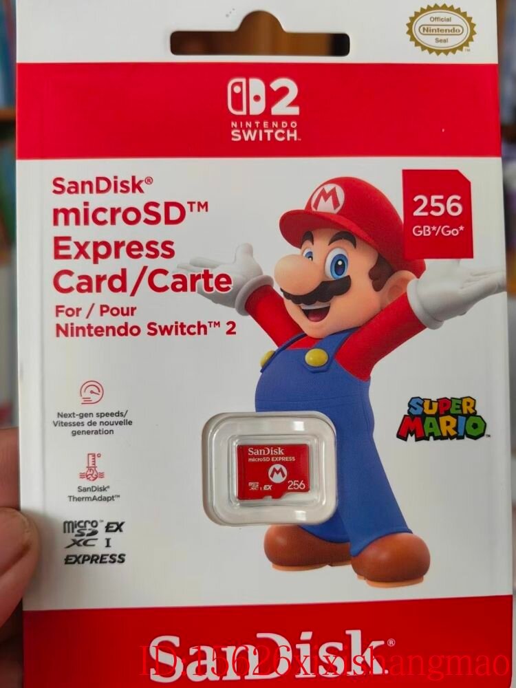 Эксклюзивная microSD Express 256 ГБ для Nintendo Switch 2 официальная карта памяти