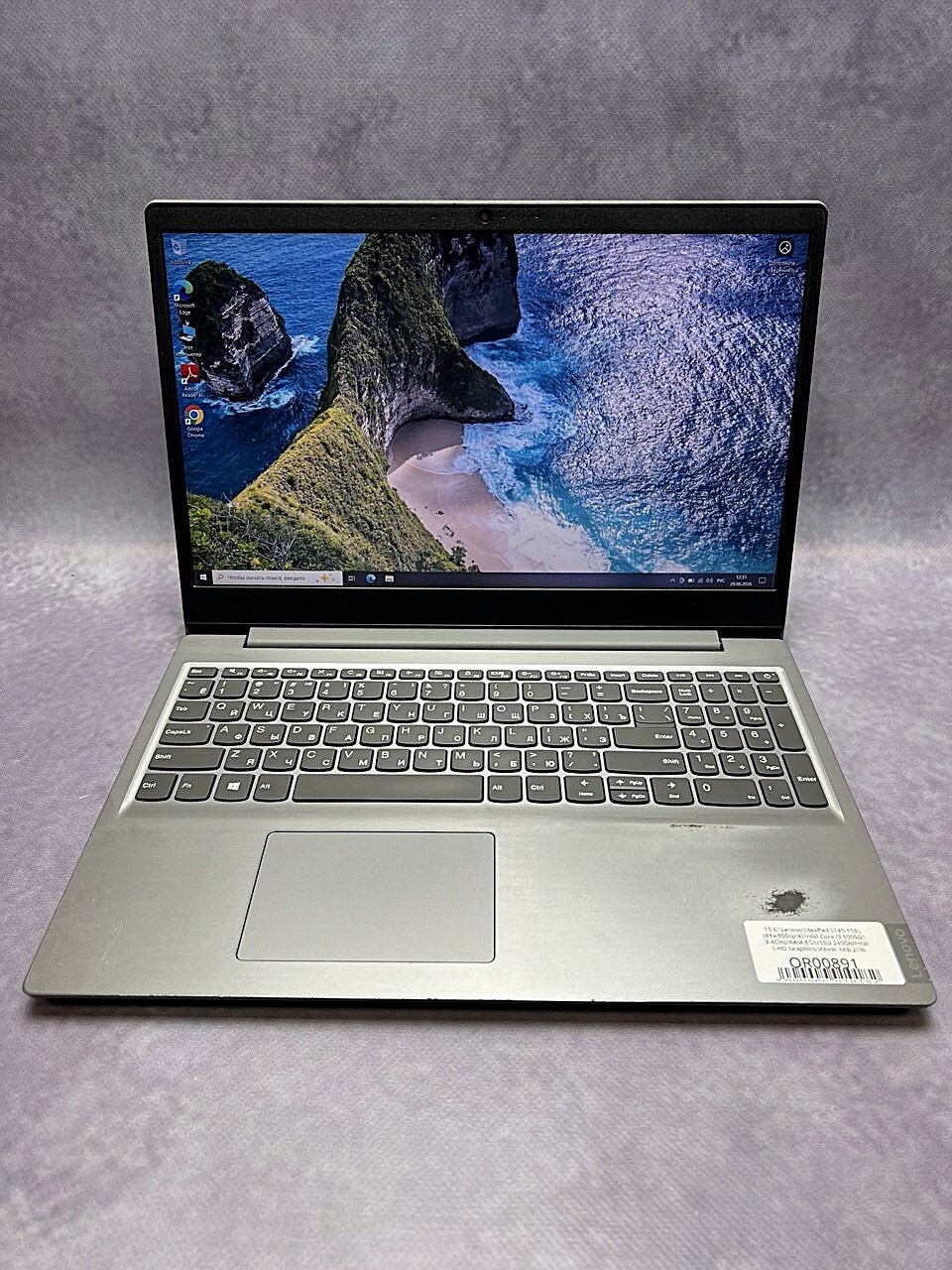 Ноутбук 15.6" Lenovo IdeaPad S145-15IIL (81w800sprk) Intel Core i3 1005G1 3.4GHz/RAM 8Gb/SSD 240Gb/Intel UHD Graphics