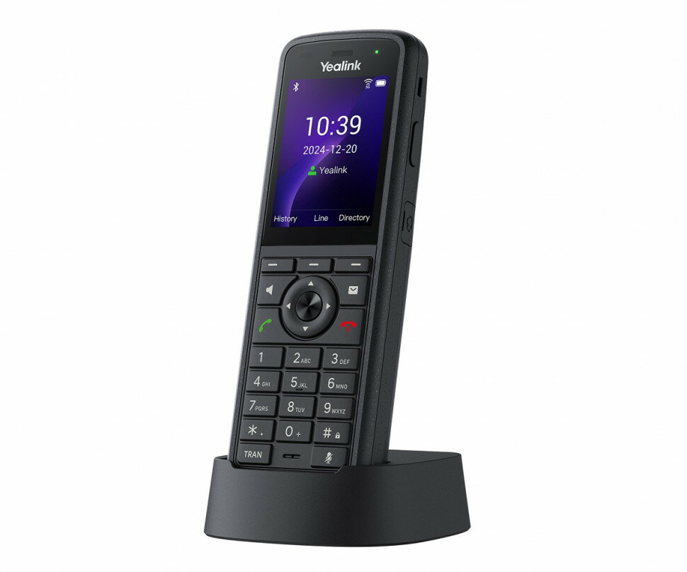 Беспроводной защищённый Wi-Fi SIP-телефон Yealink AX86R, дисплей 2.4", Wi-Fi 6, Bluetooth, IP67