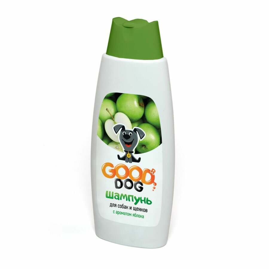 Шампунь для собак и щенков Good Dog с ароматом яблока, 250 мл.