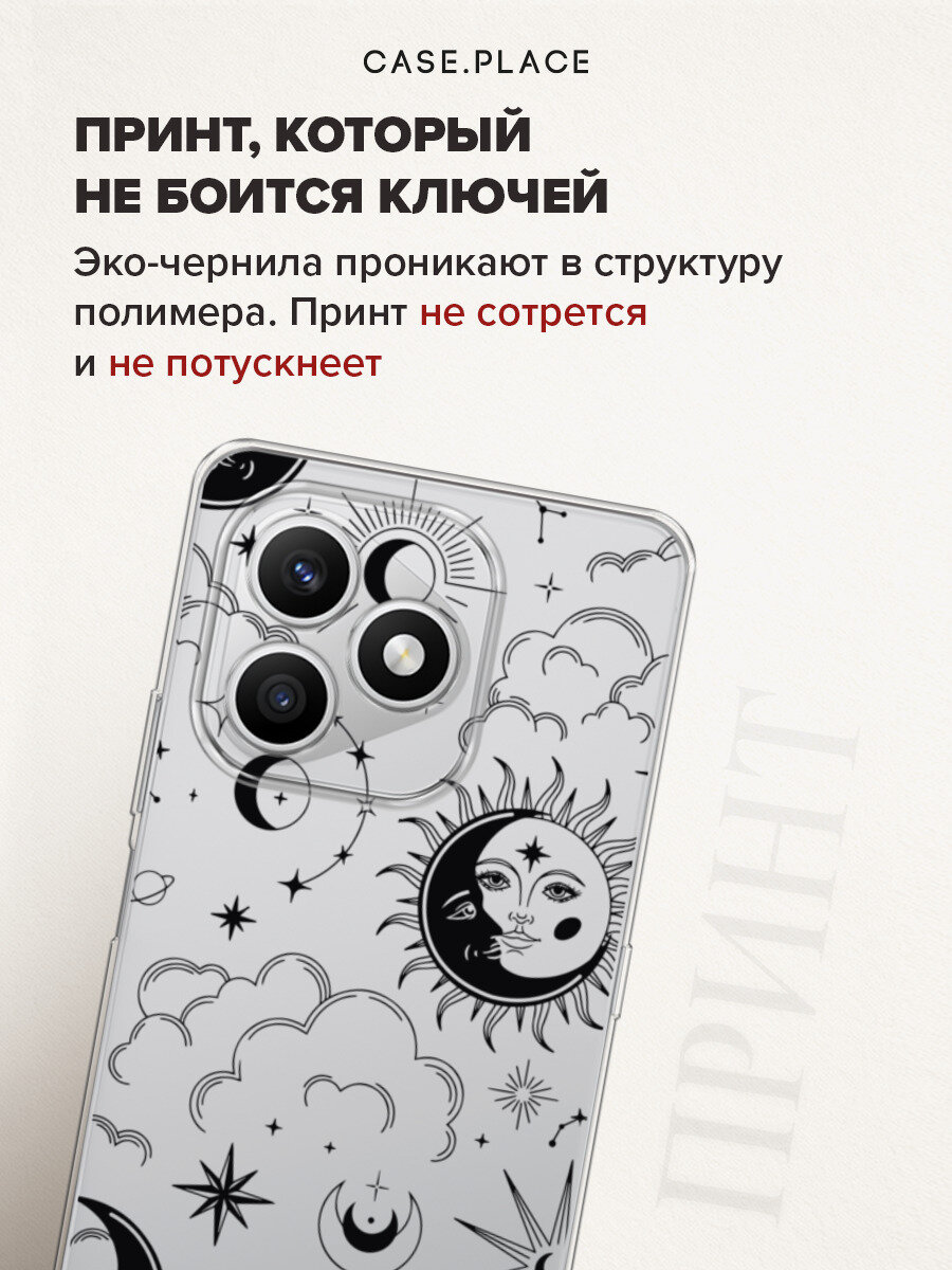 Чехол на Honor X8d / Хонор X8d с принтом Астрологическая тайна — фото 1