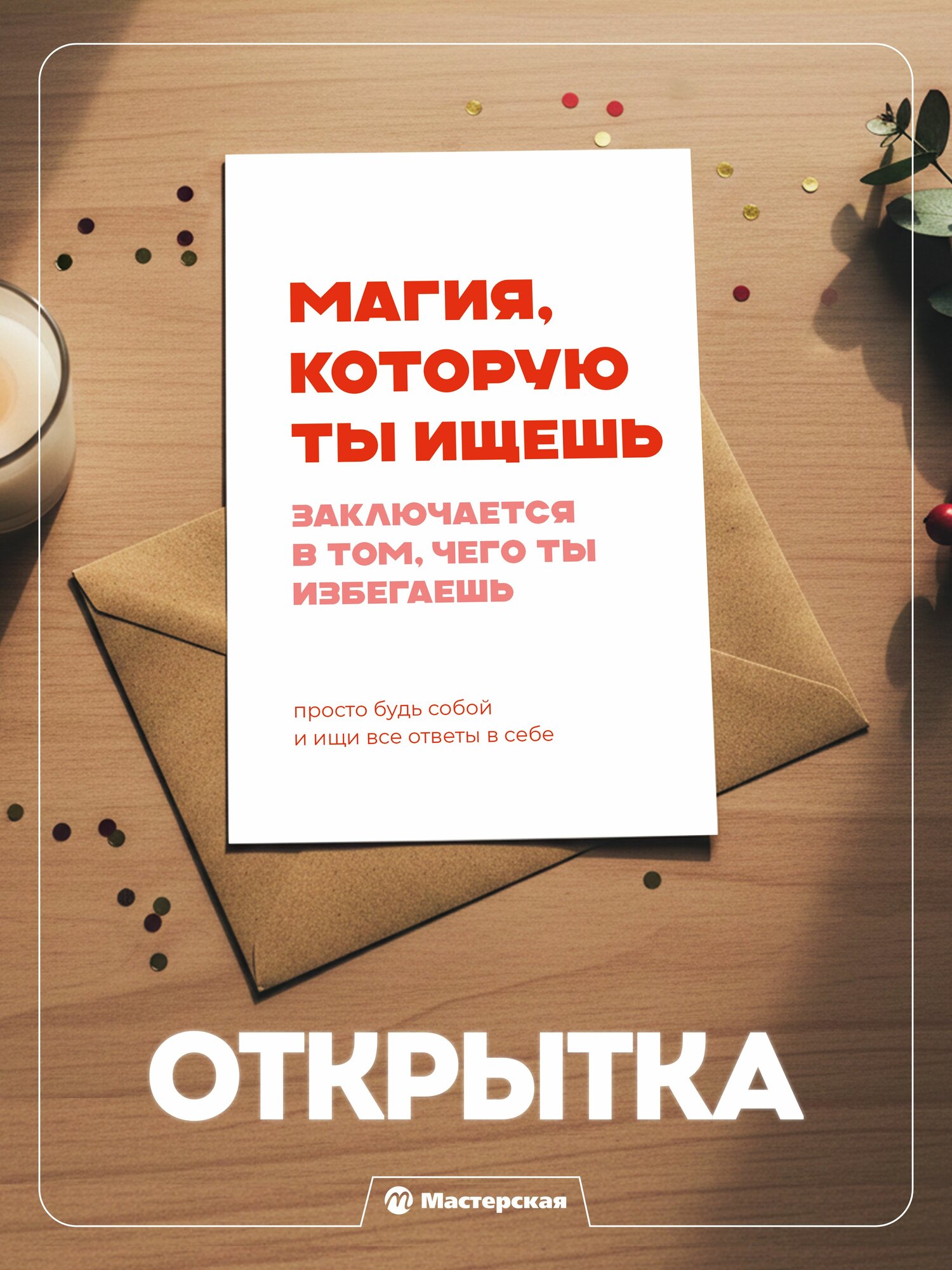 Прикольная мотивационная открытка на любой случай