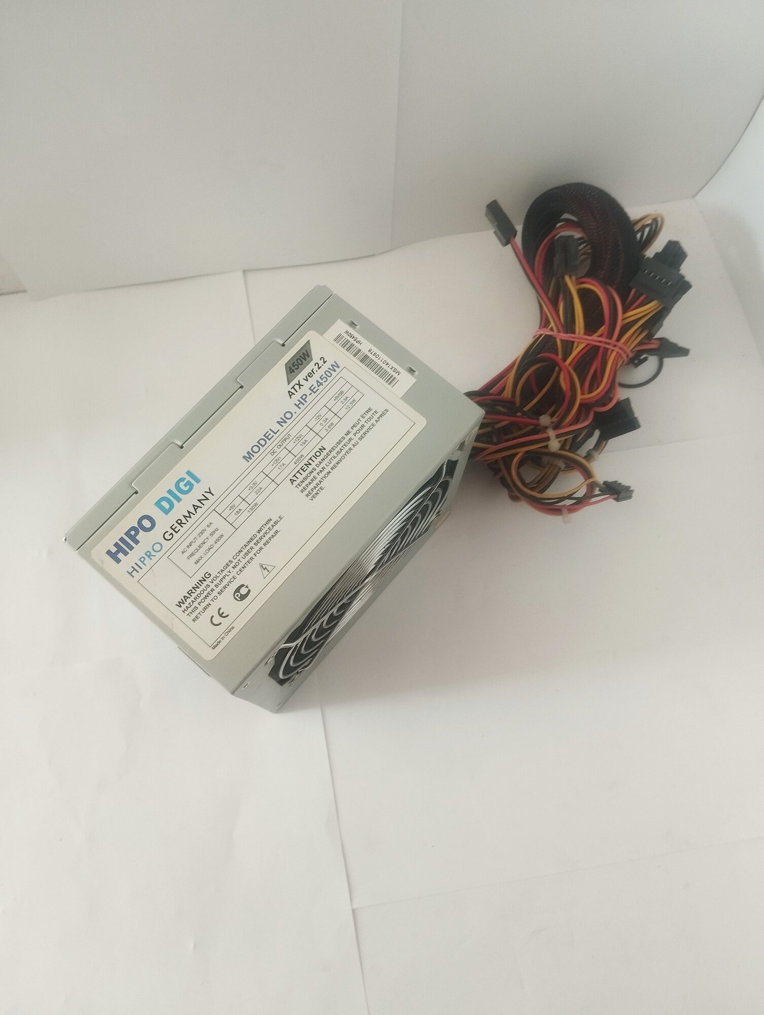 Блок питания Hipro HP-E450W 450W 24+8+6+6pin