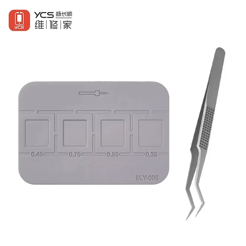 Магнитный коврик для пайки YCS M. Y-005 Set + пинцет ST-20