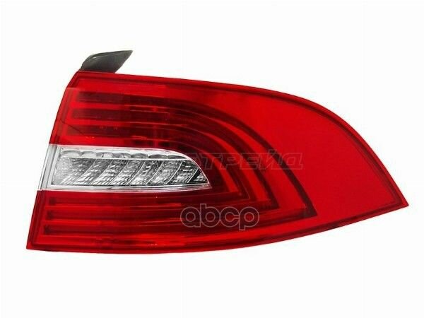Фонарь правый задний в крыло для Skoda Superb 2 2013-2015, Шкода Суперб 2 фонарь правый задний в крыло SAT ST-665-1931R, oem 3T5945096A