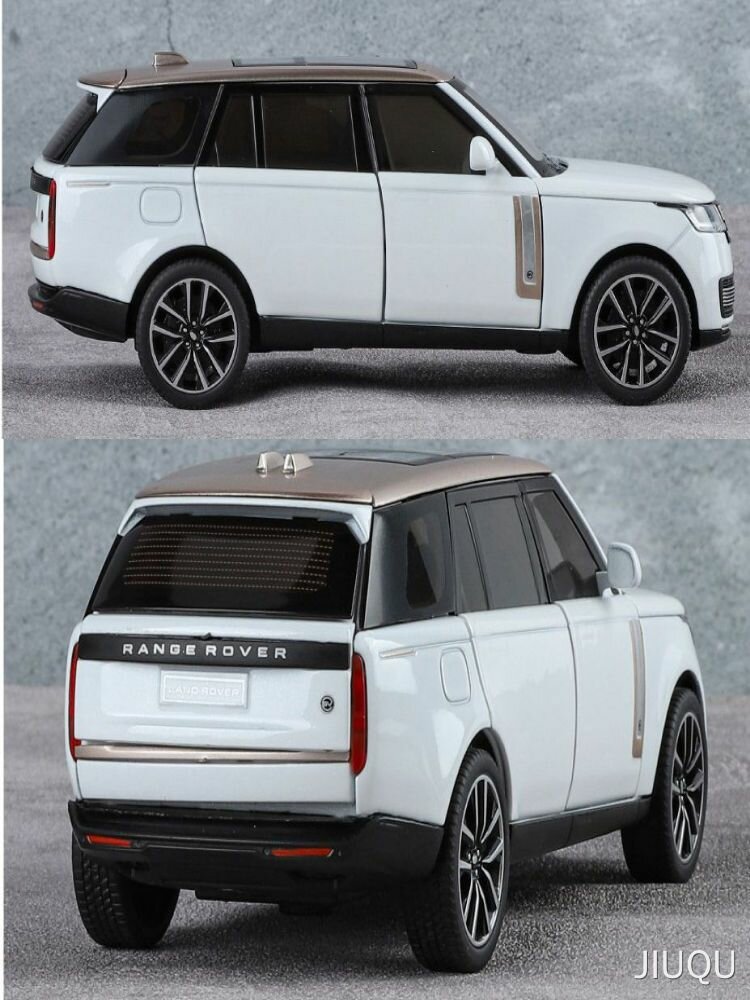Машинка металлическая RANGE ROVER SV 2022 (1/32)инерционная с открывающимися дверьми, капотом и багажникомсо световыми и звуковыми эффектами