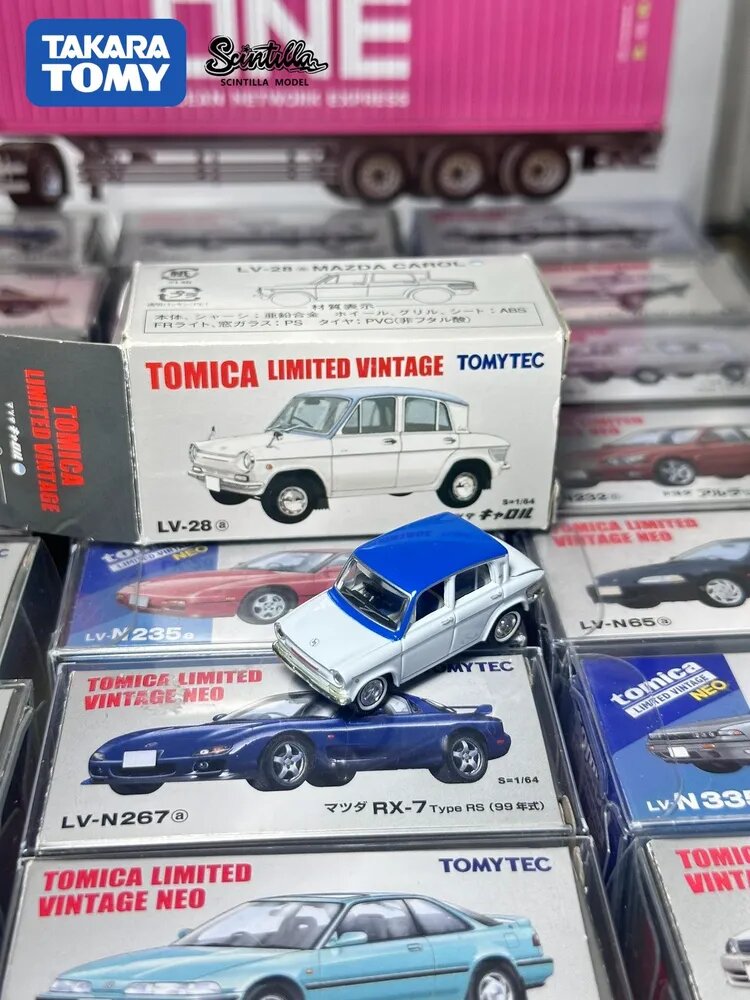 Машинка Tomytec 1/64 Tomica Limited Vintage Tomytec TLV LV-28a Alloy Car Model Collection Gift