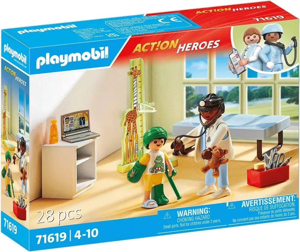Playmobil-Мир Моби: Педиатр с плюшевым мишкой в руках-71619