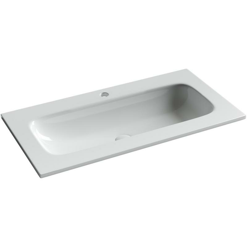 Раковина Ceramicanova Grace 90 CN7019 Белая, санфарфор, полувстраиваемая