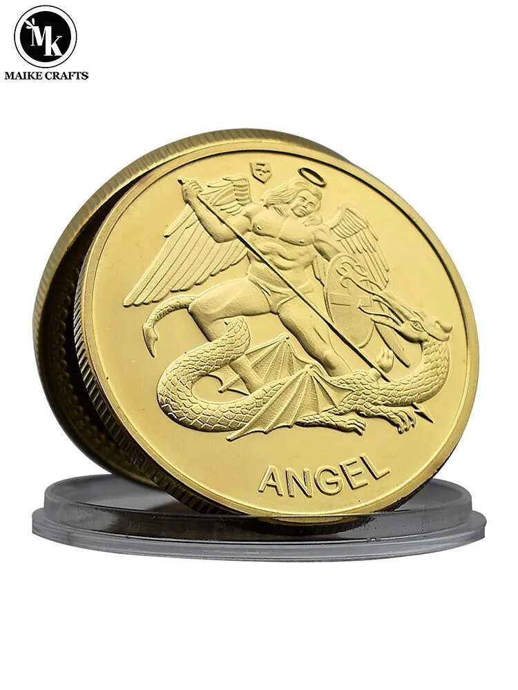 Монеты королевы Елизаветы II Металлическая медаль Angel Challenge