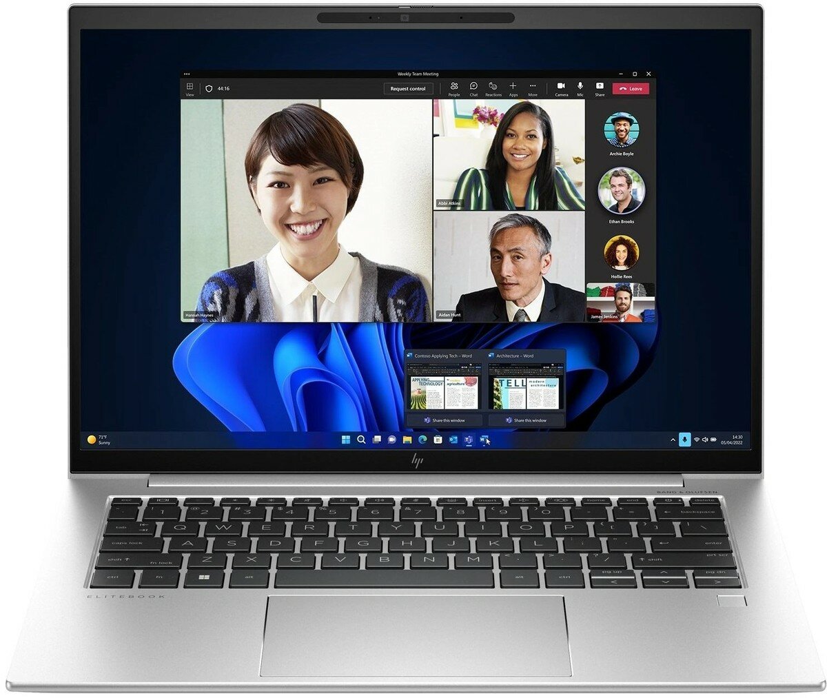 Ноутбук HP EliteBook 840 G10, 14", IPS, Intel Core i5 1335U 1.3ГГц, 10-ядерный, 16ГБ DDR5, 512ГБ SSD, Intel Iris Xe graphics, Windows 11 Pro, серебристый (c85g0ua)