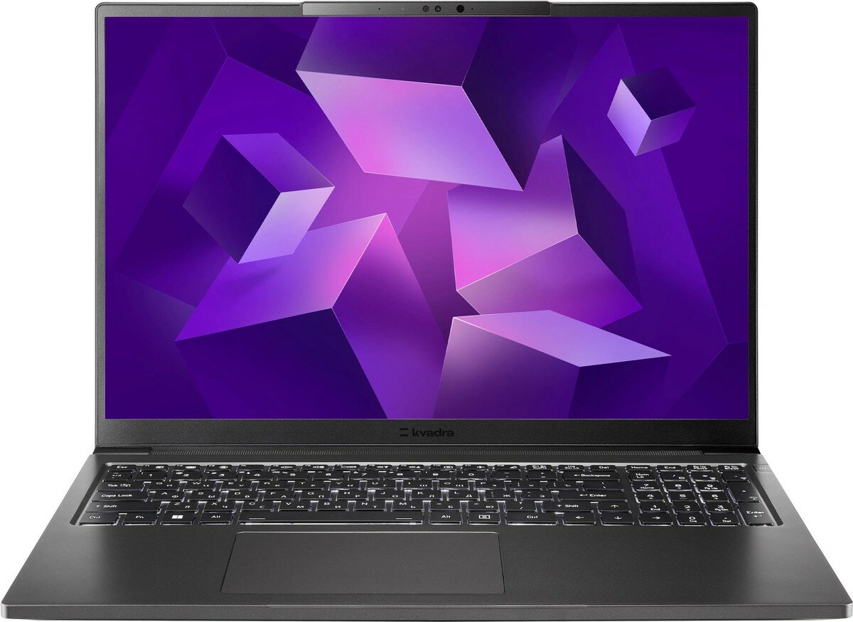 Ноутбук KVADRA Nau LP16, 16", IPS, Intel Core Ultra 7 155U 1.7ГГц, 12-ядерный, 16ГБ DDR5, 512ГБ SSD, Intel Graphics, без операционной системы, графитовый (y22l01cas122r_cc5a28)