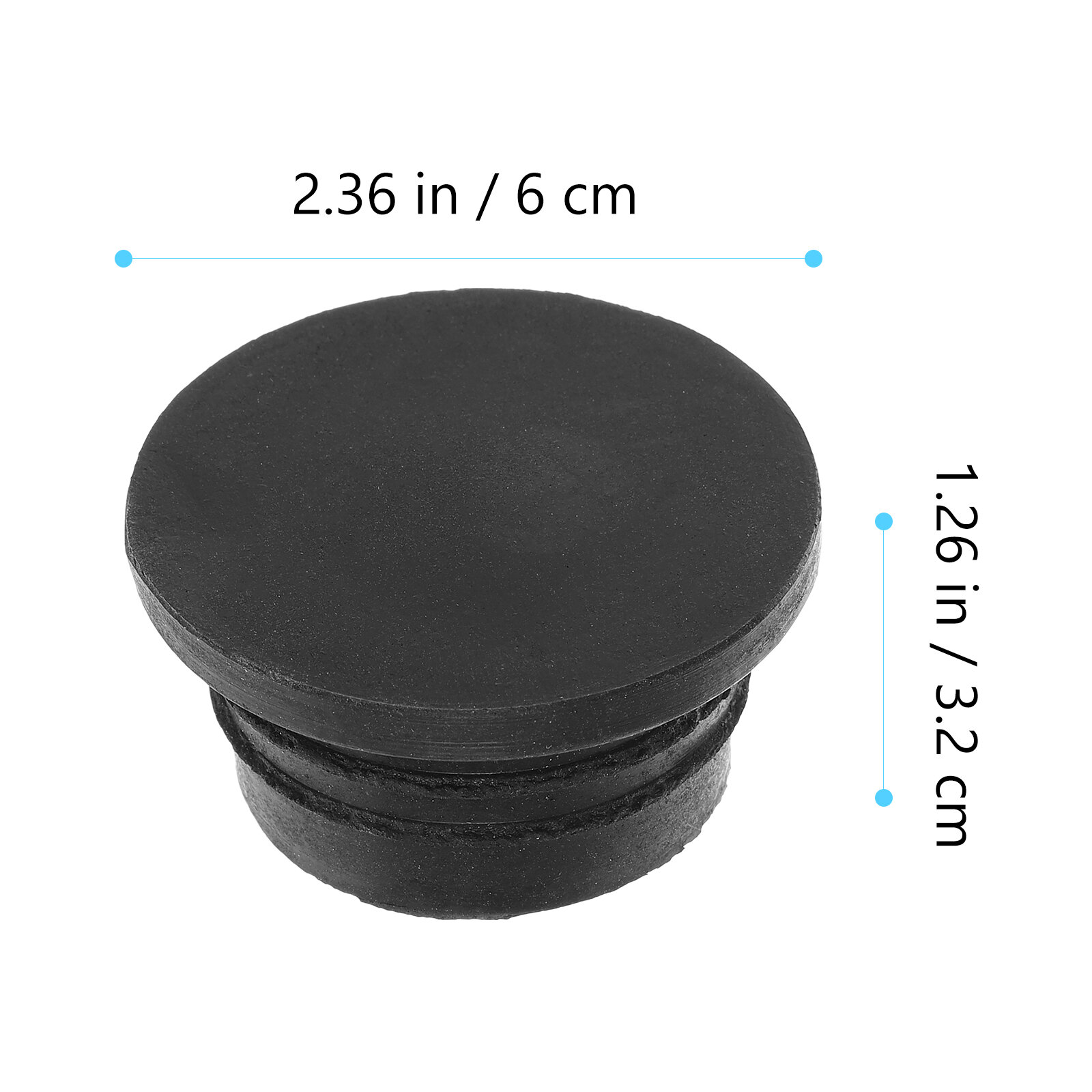 Надёжные Аксессуары Для Лестницы Бассейна 2 Штуки Чёрного Цвета 6X6Cm