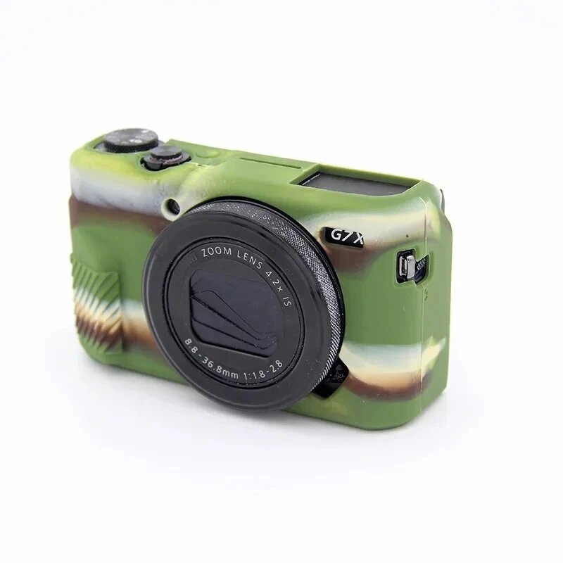 Силиконовый чехол для Canon G7X Camouflage