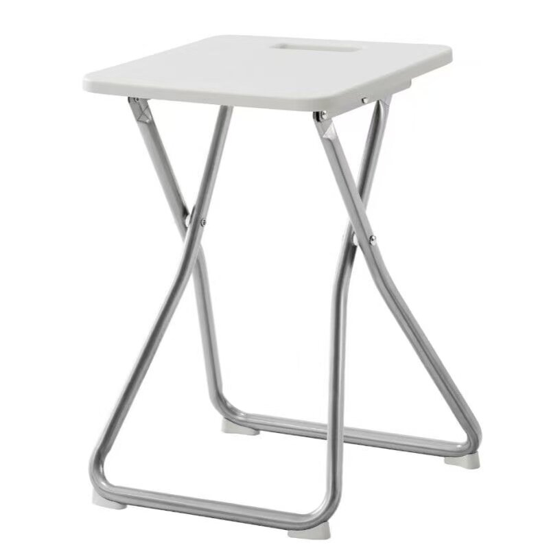 Табурет складной серии IKEA GUNDE, черный/белый, высота в сложенном виде 72см.
