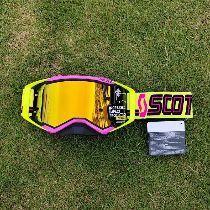 SCOTT Мотоочки для мотокросса и эндуро, защита UV400, антибликовые