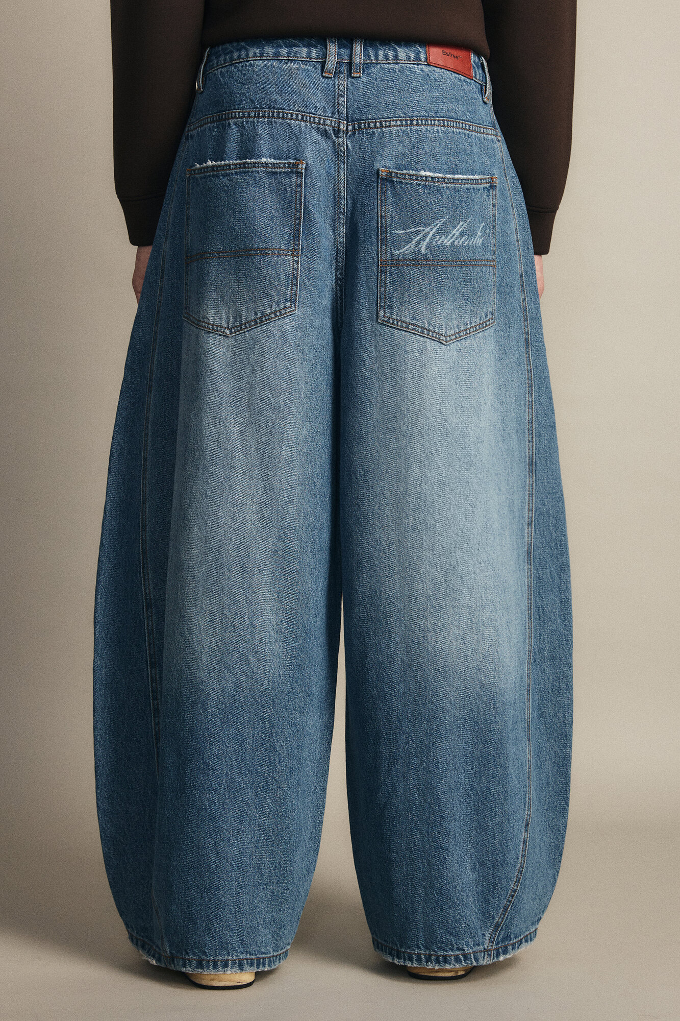 Джинсы багги Befree casual, размер 30/176 JEAN, светлый индиго — фото 1