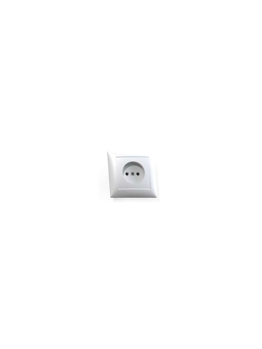 Розетка 1-м СП Селена РС16-369 16А IP20 бел. Кунцево 8110