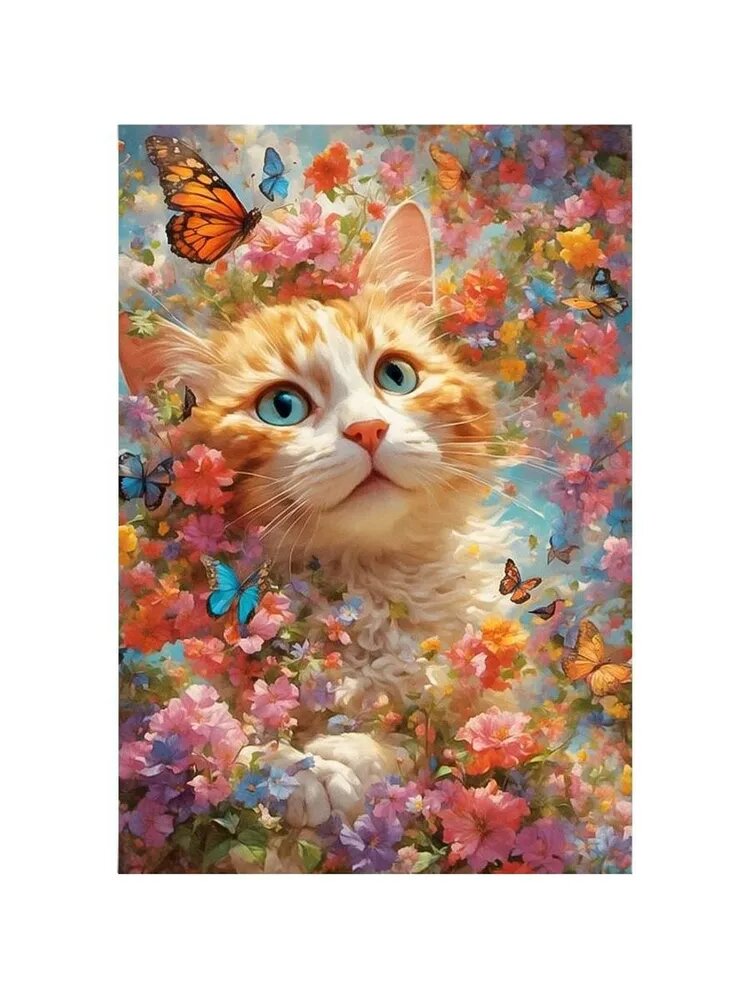 Алмазная мозаика для взрослых и детей 40*50cm: полная выкладка 5D страз, все инструменты, +15-30% страз, декор интерьера, творчество и релаксация