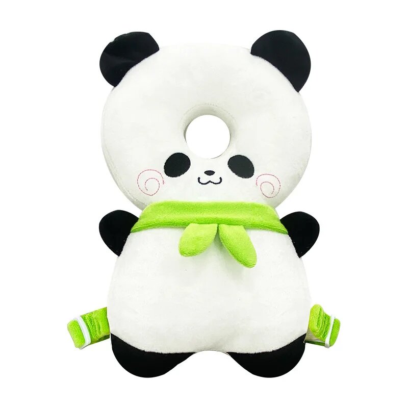 Подголовник Panda с зеленым бантом