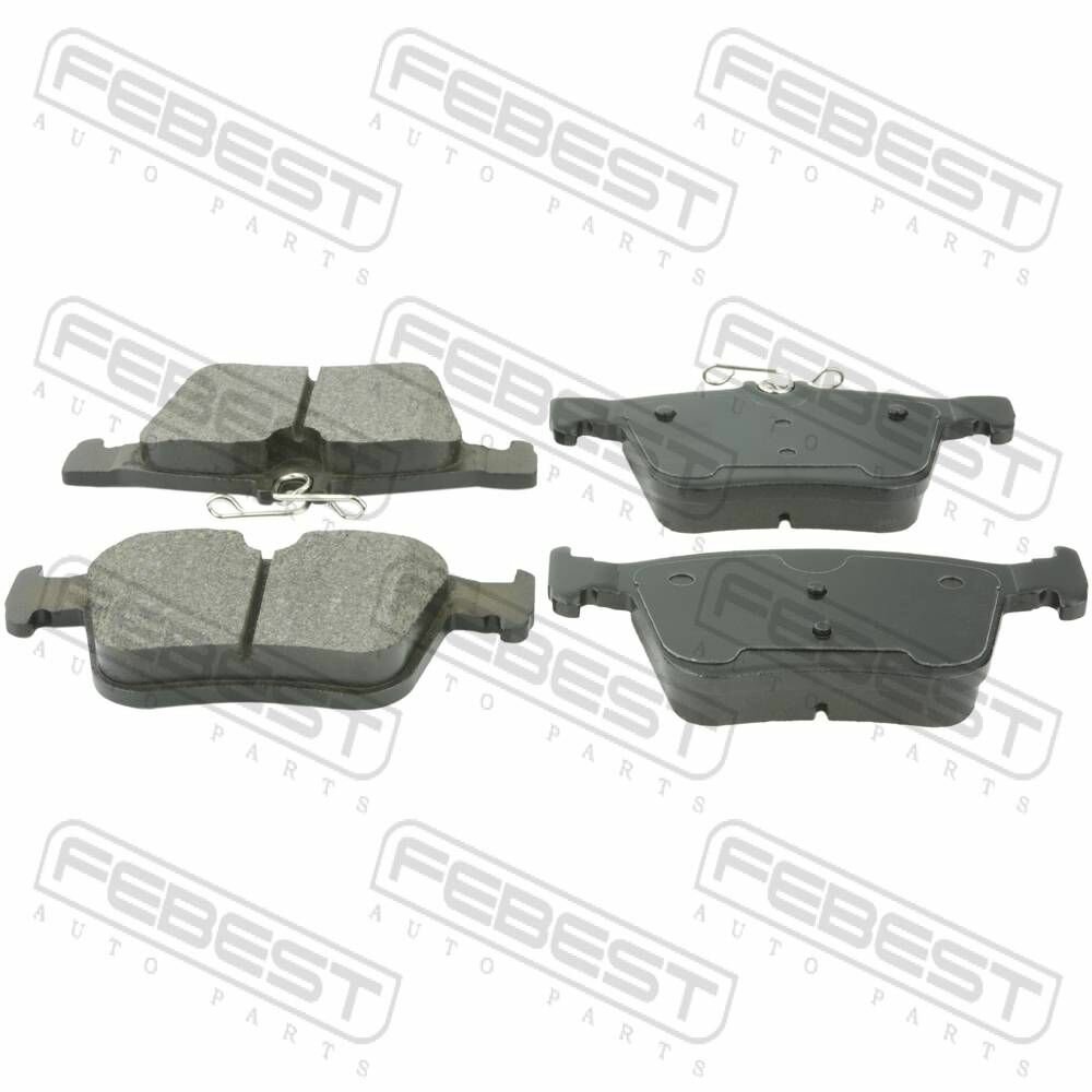 Колодки тормозные задние (с противоскрипной пластиной), FEBEST 23015G1R