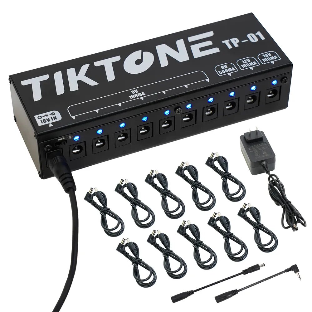 Блок питания для педалей гитарных эффектов TP-01 Power Supply