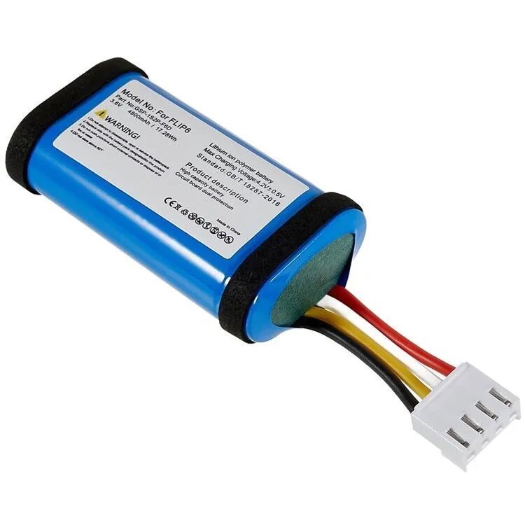 Аккумулятор MyPads для колонки JBL Flip 6 (4800mAh, 3.6V)