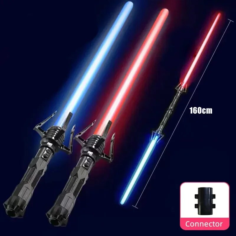Световой меч RGB, детский 75 см Темно-синий, Red Blue Swords