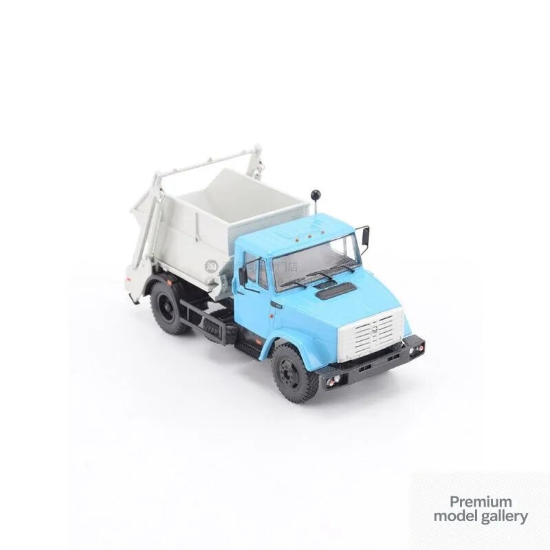 Модель в масштабе 1:43 KO-450 Мусоровоз с поворотным рычагом Российский грузовик ЗИЛ-4333 JGRN083