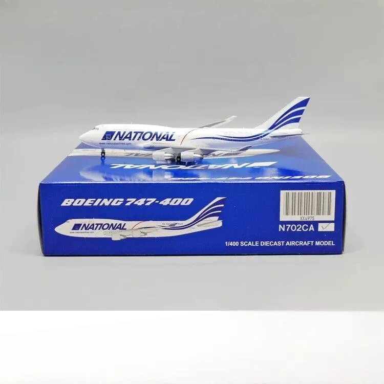 Модель грузового самолета JC Wings 1:400 Boeing 747-400BCF National Airlines N702CA