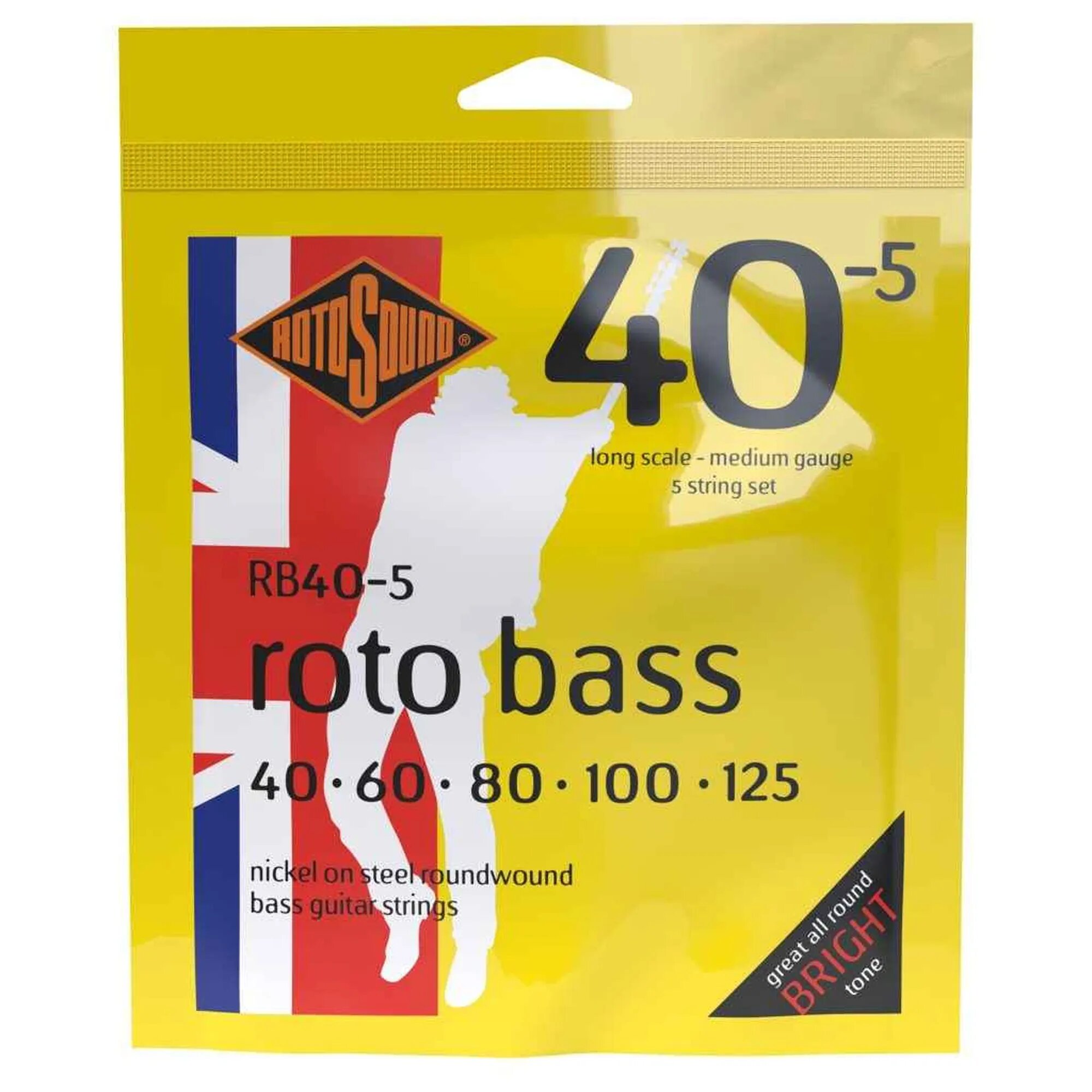 Струны для бас-гитары Rotosound RB40-5