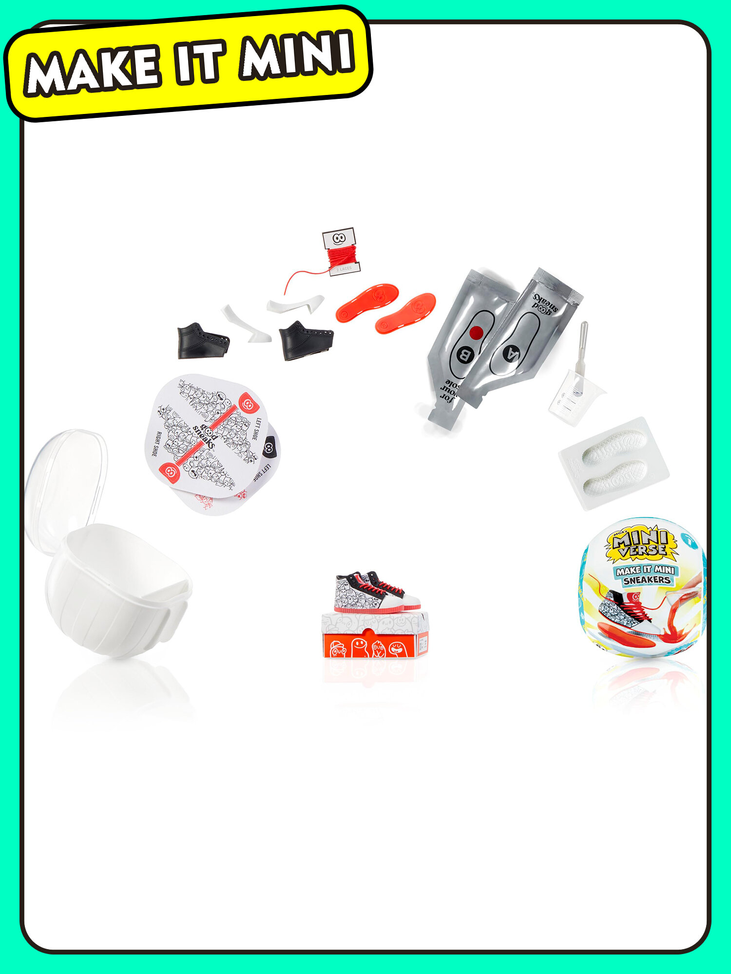 MINI VERSE SNEAKERS Мини-игрушки для самостоятельного изготовления
