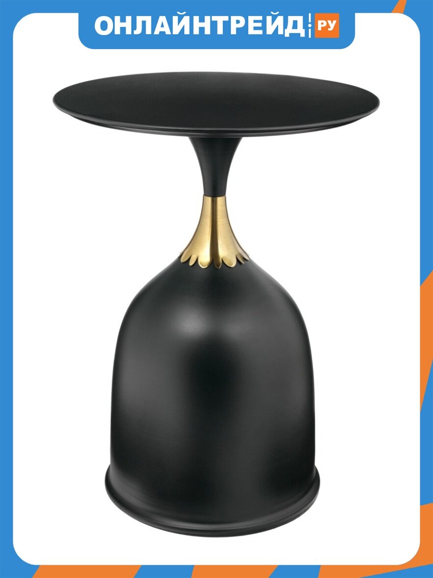 Столик кофейный Bradex Home Stupa диам.40см x 54см, чёрный, металл