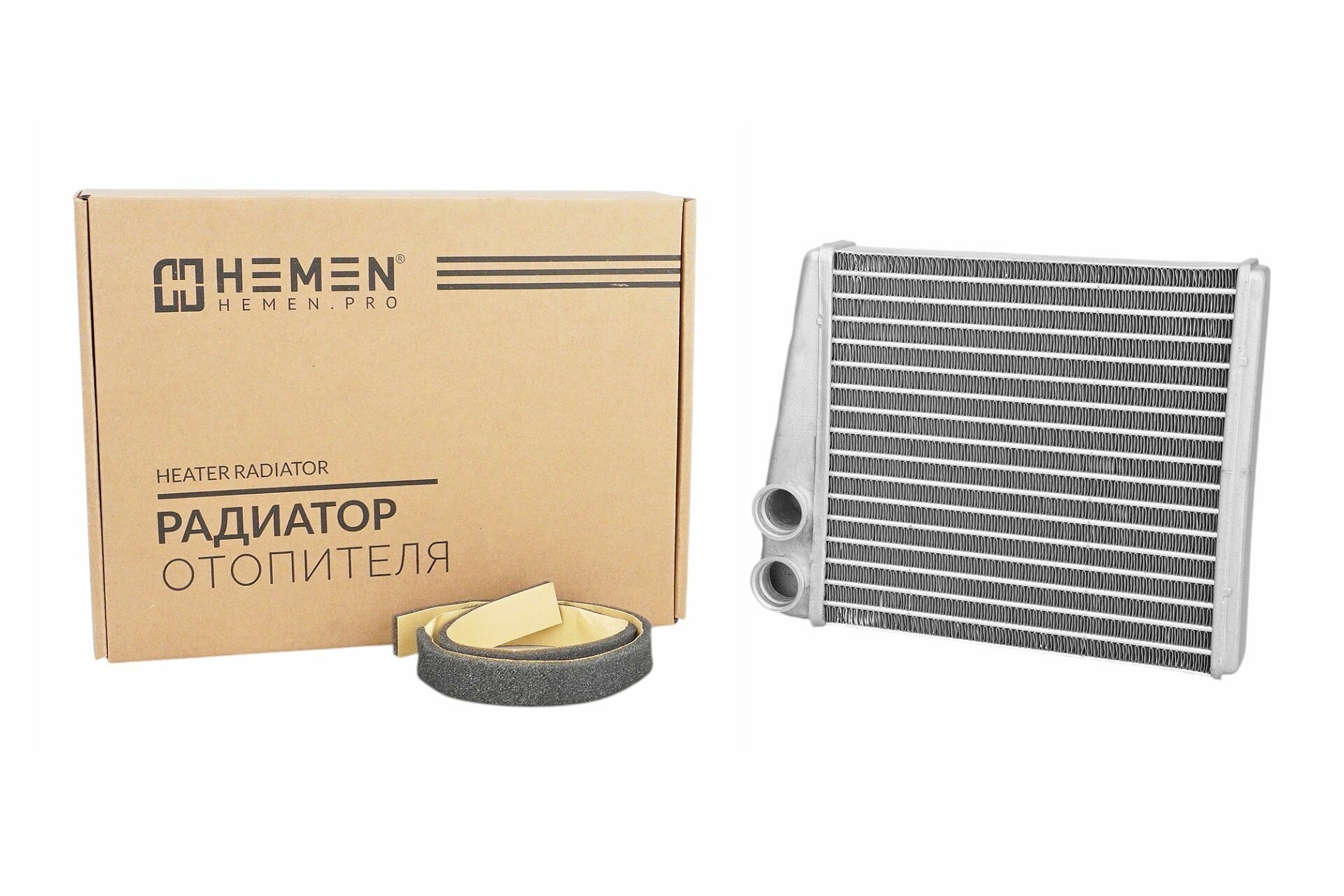 Радиатор отопителя Audi A3 03-, VW Caddy 04-, Golf V-VI 03-, Jetta III-IV 05-, Tiguan 07-, Passat 05-, Skoda Octavia II 04-, Superb II 08-, Yeti 09- (HOTR033)