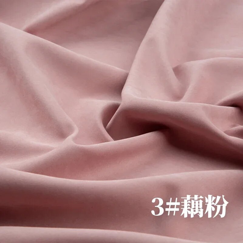 Персиковая велюровая ткань полиэстер нейлон Розовый, Lotus root pink