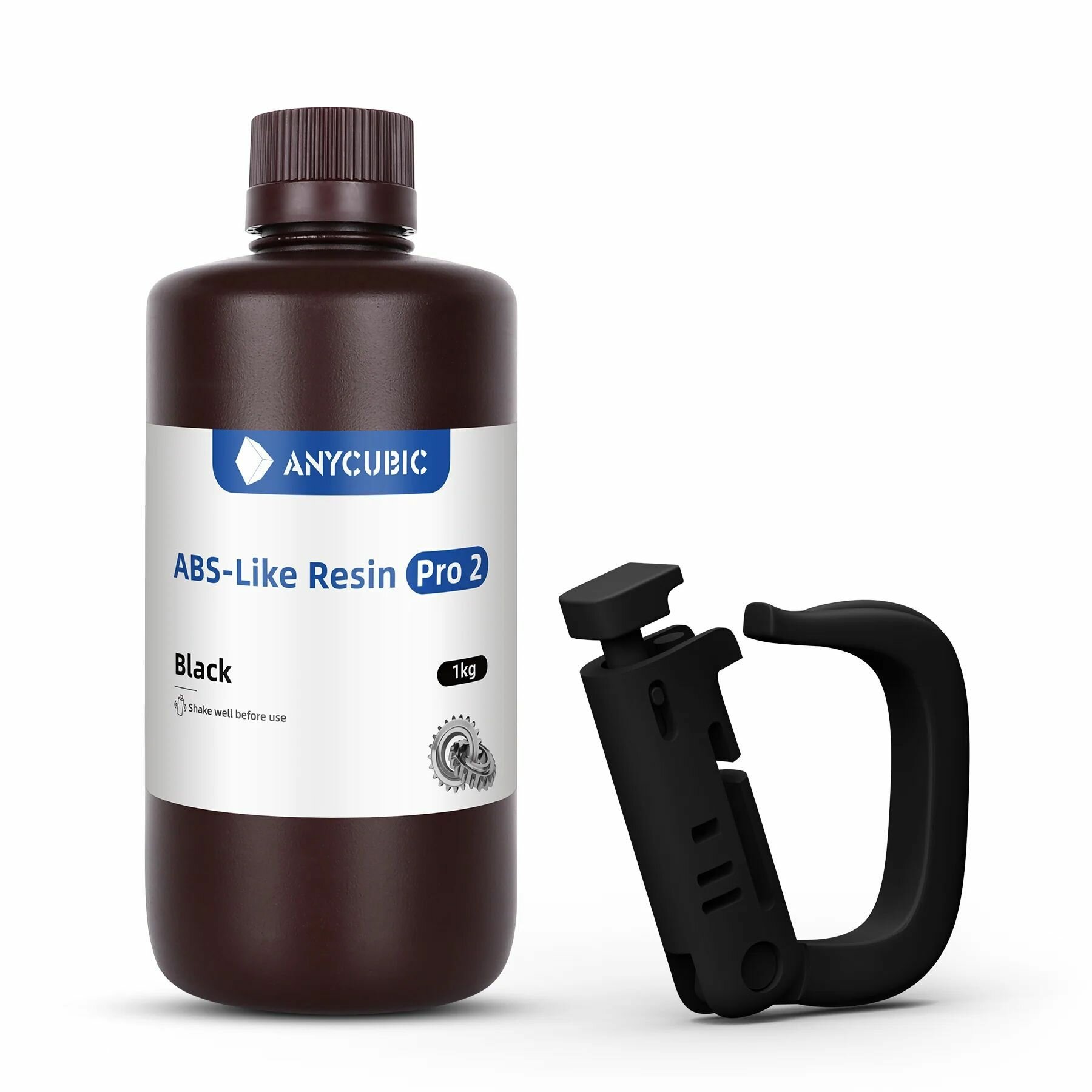 Фотополимерная смола Anycubic ABS-LIKE Resin PRO 2 - (black) черная (1кг)