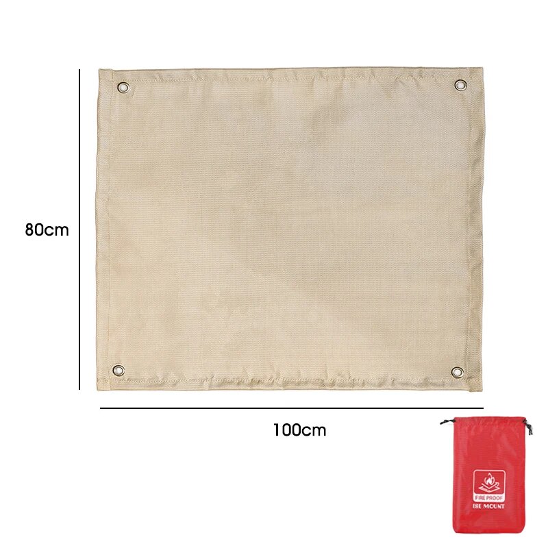 Eoopee огнестойкий коврик для кемпинга 80X100CM