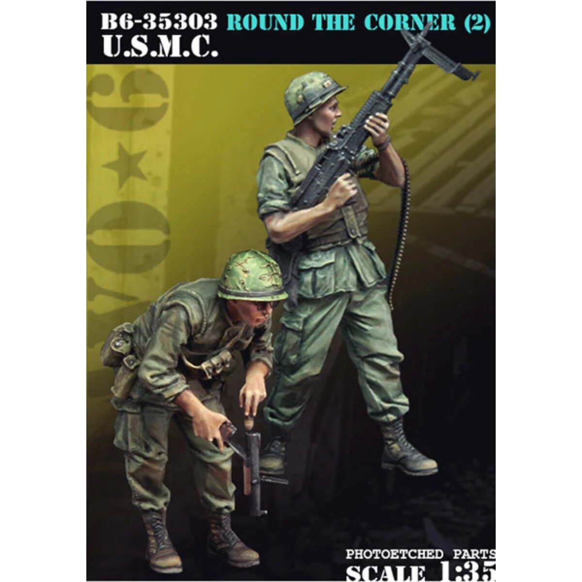 Модель солдата из резины 1/35 GK - Американский солдат - Вьетнамская война