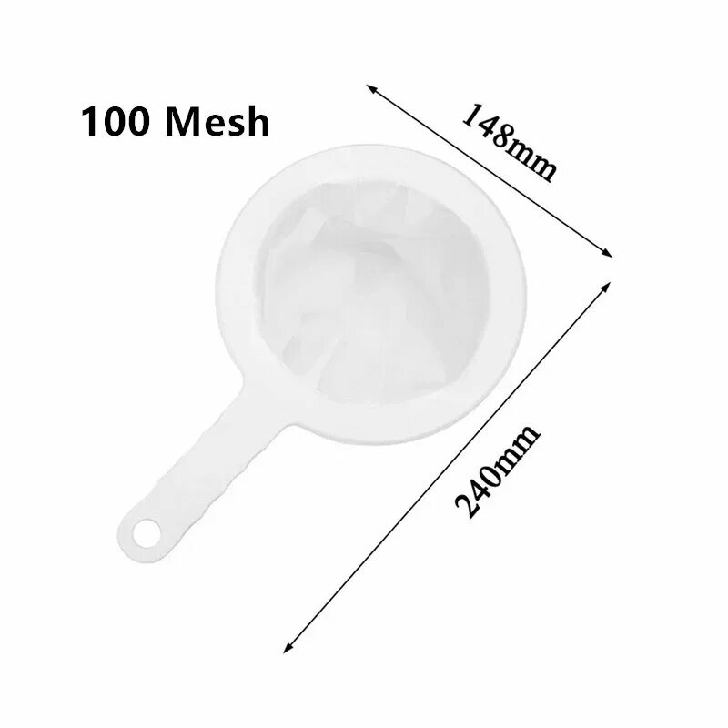 Ложка-ситечко из нейлона для кофе, молока 100Mesh
