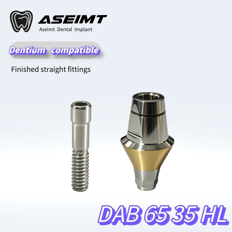 Дентим зубной абатмент с двойным шестигранным соединением Grade 5 титан DAB 65 35HL